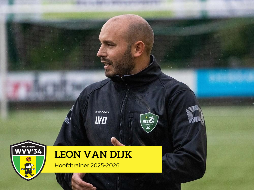 WVV’34 presenteert nieuwe hoofdtrainer vanaf seizoen 2025-2026 | WVV'34