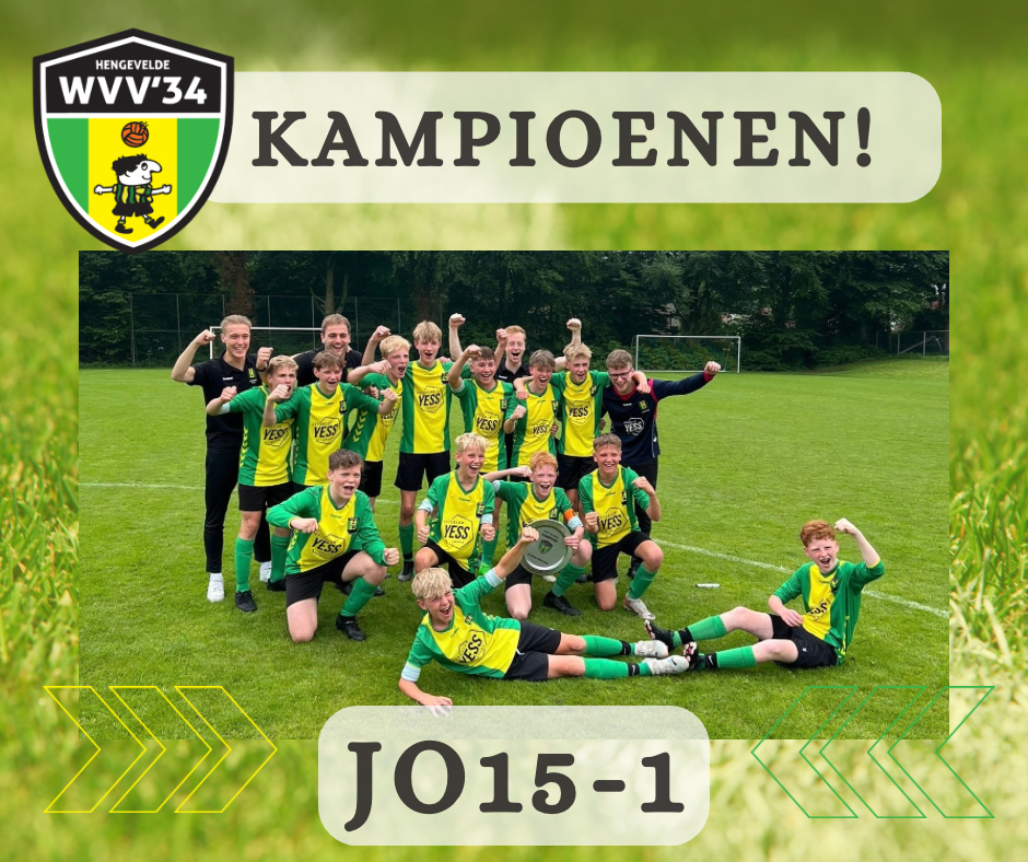 Jo15-1 Kampioen! | WVV'34