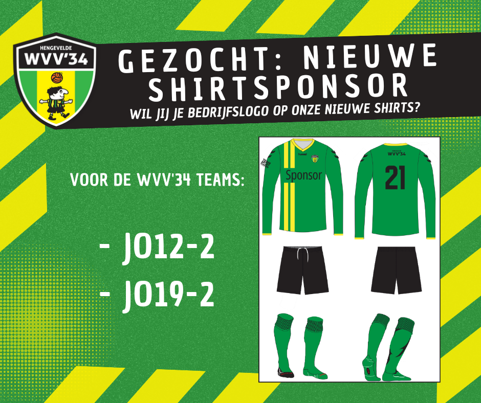 Uitnodiging jaarvergadering | WVV'34